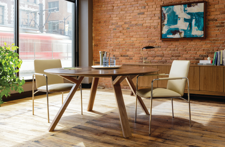 Gunlocke’s New Saranac Wood Furniture Adds Rustic, Yet Modern, Touch to ...