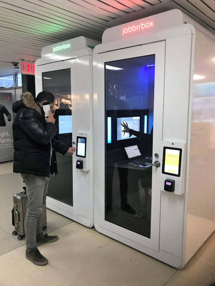 Jabbrrbox IoT Work Booths Now Installed at LaGuardia Airport ...