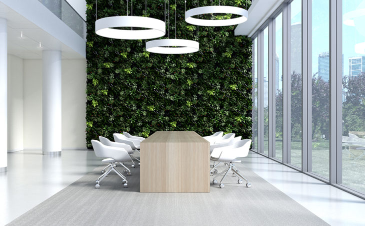 Give Life to Your Walls with Leaf Living Walls from Nevins - officeinsight