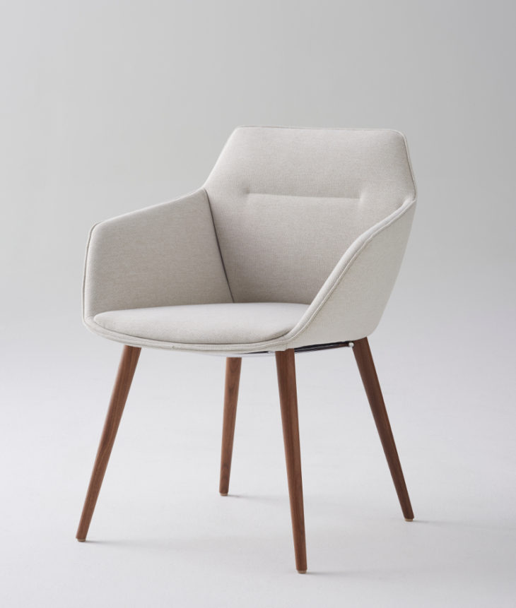 New from Davis: Sachet Chair with Wood Base - officeinsight
