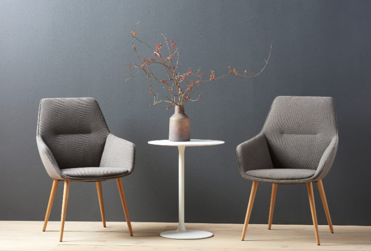 New from Davis: Sachet Chair with Wood Base - officeinsight