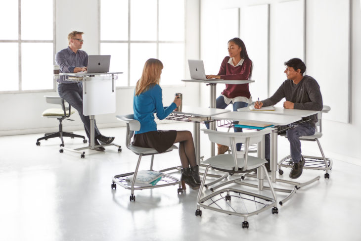 KI Introduces Ruckus Mobile Height-Adjustable Lectern - officeinsight