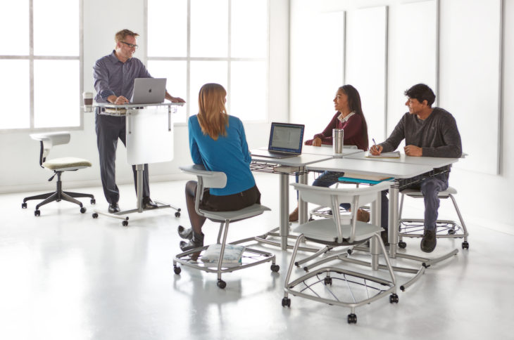 KI Introduces Ruckus Mobile Height-Adjustable Lectern - officeinsight