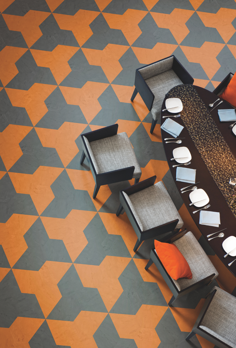 Tarkett Officially Launches Pentagonals Rubber Flooring Collection ...