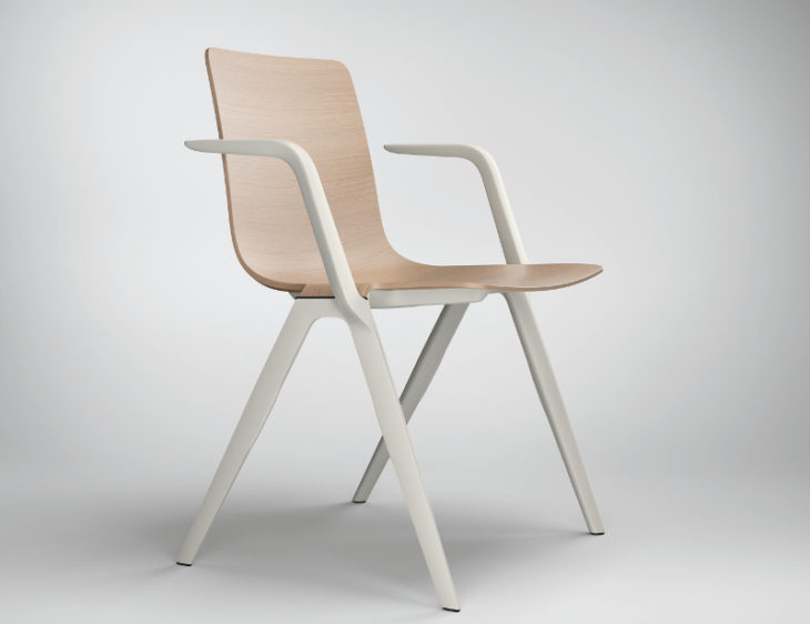 Davis Adds New Monochromatic Arm to A-Chair - officeinsight