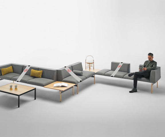 New from Sandler: Seat blocker-social distancing for sofas and bench ...