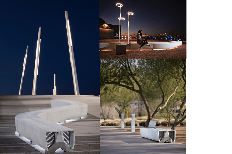 Landscape Forms Lighting BMW Designworks In Partnership With Landscape