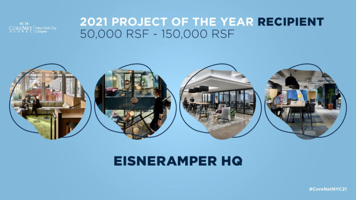 EisnerAmper’s New York City Headquarters Wins 2021 CoreNet Award ...