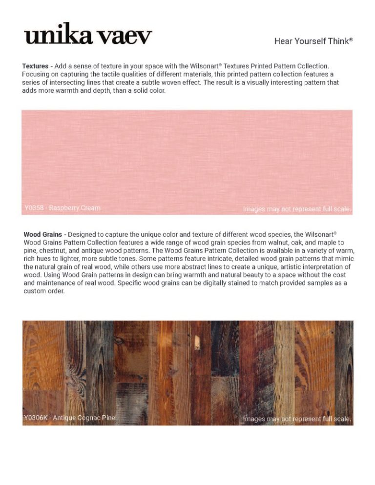 A Unika Vaev and Wilsonart Collaboration - officeinsight