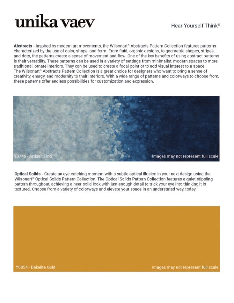 A Unika Vaev and Wilsonart Collaboration - officeinsight