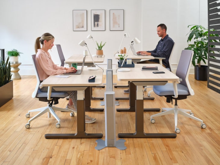 AMQ Introduces Cluvo, a Height-Adjustable Desk That Hits the Mark on ...