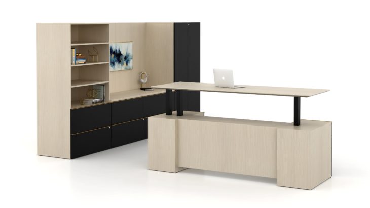 New Calibrate® Executive Floating Height Adjustable Desk Offered by AIS ...