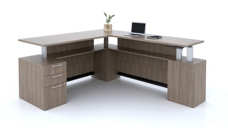 New Calibrate® Executive Floating Height Adjustable Desk Offered by AIS ...