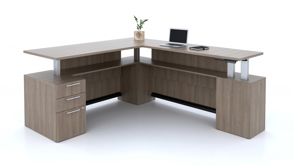New Calibrate® Executive Floating Height Adjustable Desk Offered by AIS ...