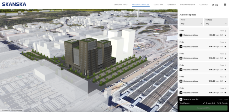 Bright Spaces makes Nordic debut, showcasing the Firdo building in 3D ...