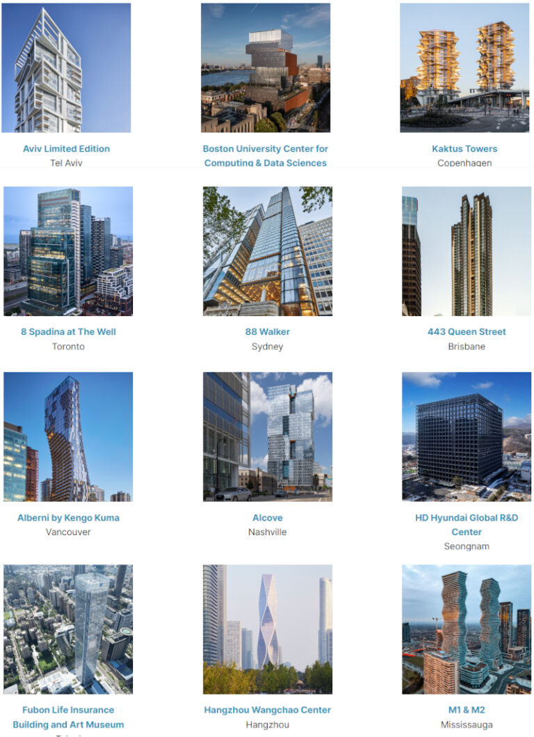 Council on Tall Buildings and Urban Habitat Releases Annual List of Exemplary Architecture ...