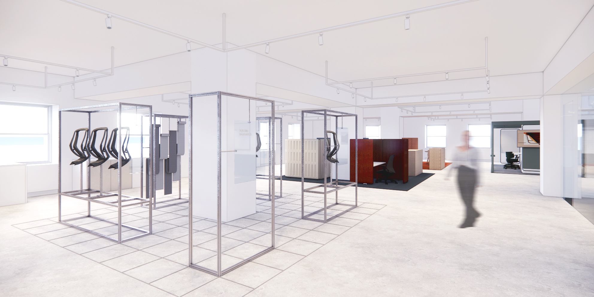 Okamura introduces a major showroom redesign for NeoCon 2024 with its ...