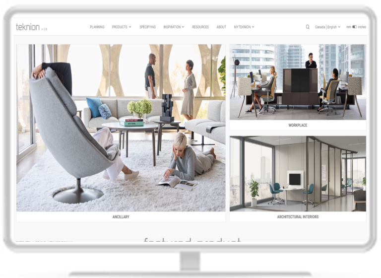 Teknion Launches Redesigned Website and Lookbooks to Enhance the Ancillary Furniture Experience ...