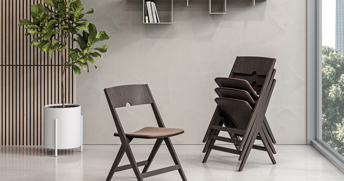 Arcadia Introduces Stash – A Wood Folding Guest Chair Offering ...